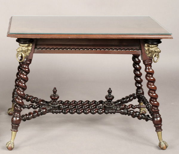 Merklin Bros. Victorian barley twist library table - Jan 24, 2007 ...