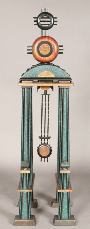 223: Gene Cody clock sculpture