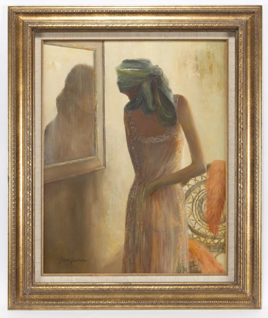 Joan Jackson "Reflection" oil on canvas.