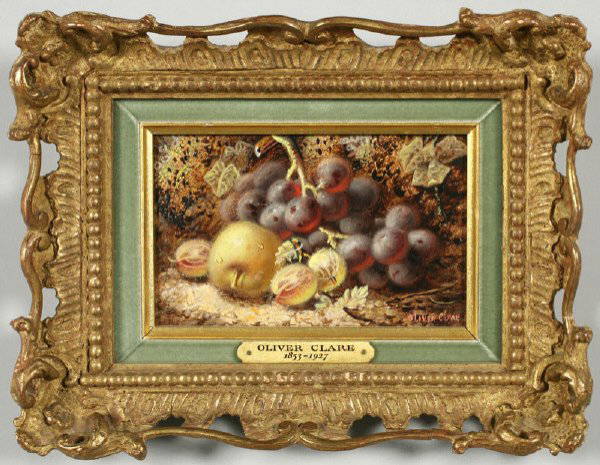 Oliver Clare Oil Painting On Canvas Laid On Board,