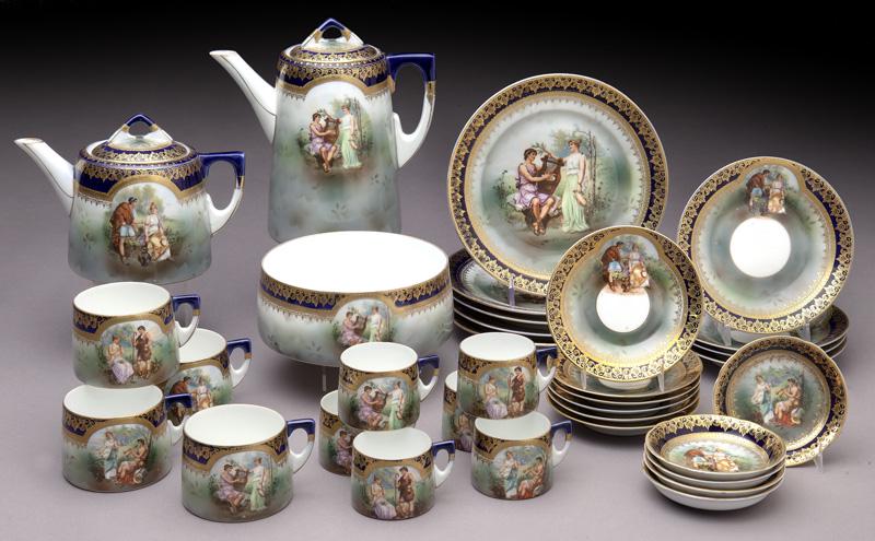 (33) Pc. Russian porcelain tea service, - Sep 25, 2019 | Dallas Auction ...
