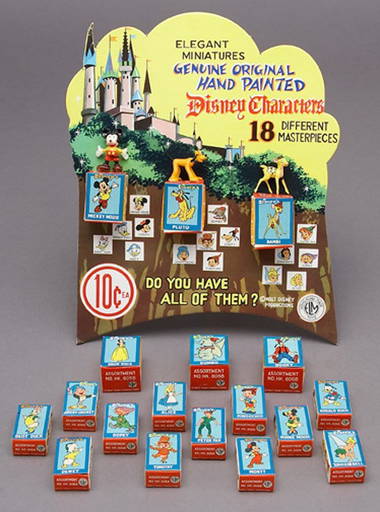 144 Pcs. Vintage Marx Disney "elegant Miniatures"