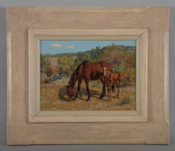 46: Fred Darge (Am. 1900-1979), oil on canvasboard