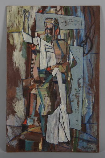 Chester Snowden (am. 1900 1984), Oil On Masonite