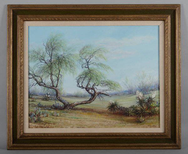 Exa Wall (am. 1897 1972), Oil On Canvas