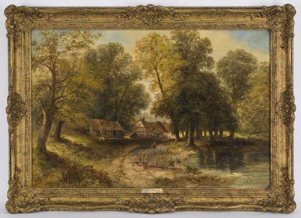 37: G. Fielding oil painting on canvas,