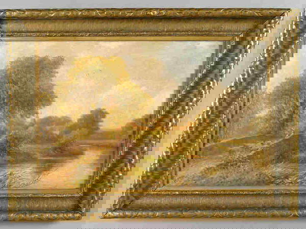 42: Signed R. Fenson (LL) oil on canvas depicting an - May 04, 2005 ...