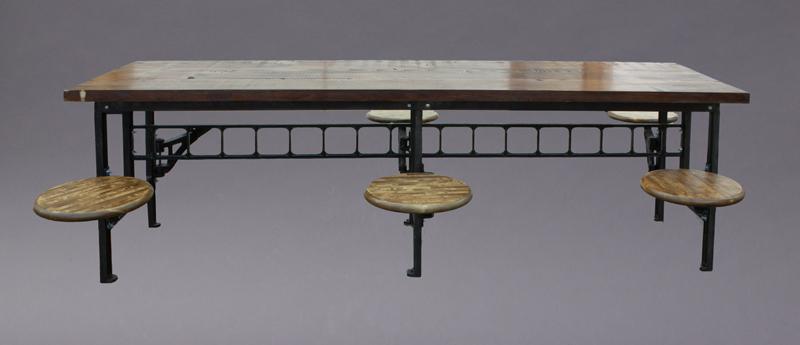 American industrial lunchroom table, (#0138) on May 25, 2022 | Dallas ...