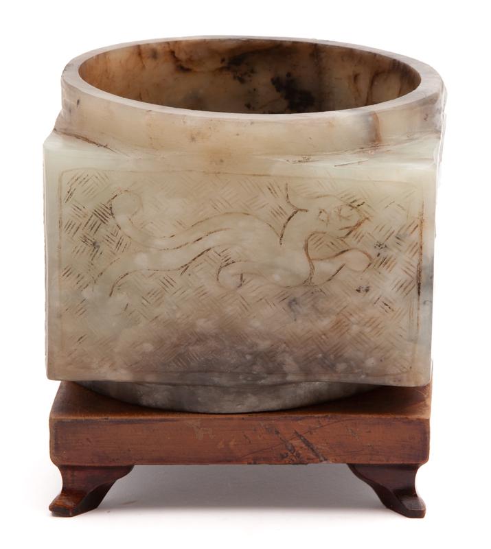 Chinese Carved Jade Cong,