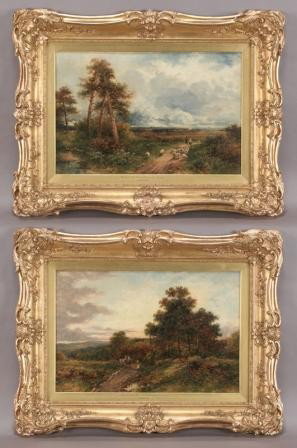 51: Pr. Carl Brennir oil paintings on canvas: