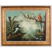 Ira Monte (1918-, Spain), "Birds in Swamp," late 20th - Nov 14, 2021 ...