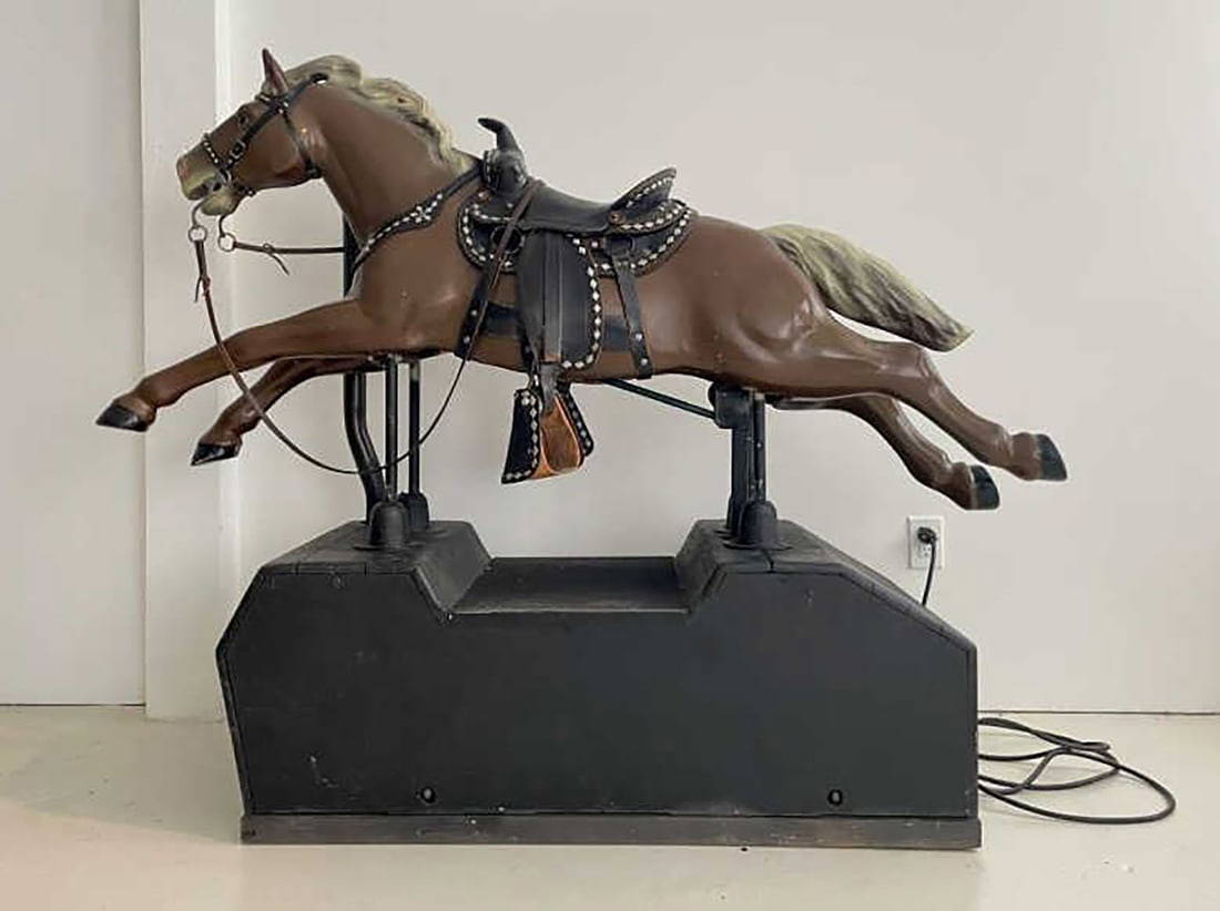 1950 Coin Op Horse Ride " Ride The Champion" Auction