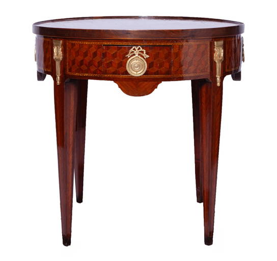Louis Xvi Style Oak Gaming Table