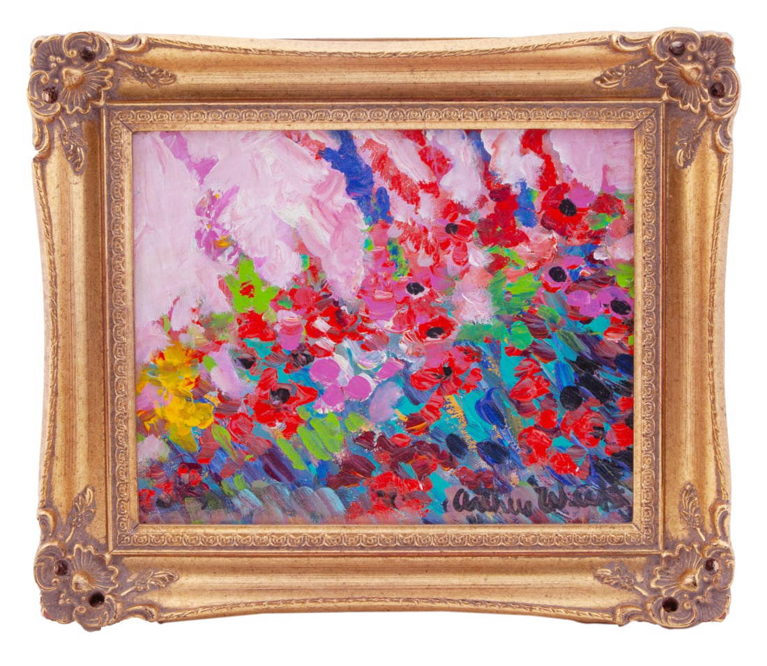 Arthur Weeks, Mavve Study, Acrylic On Canvas Auction