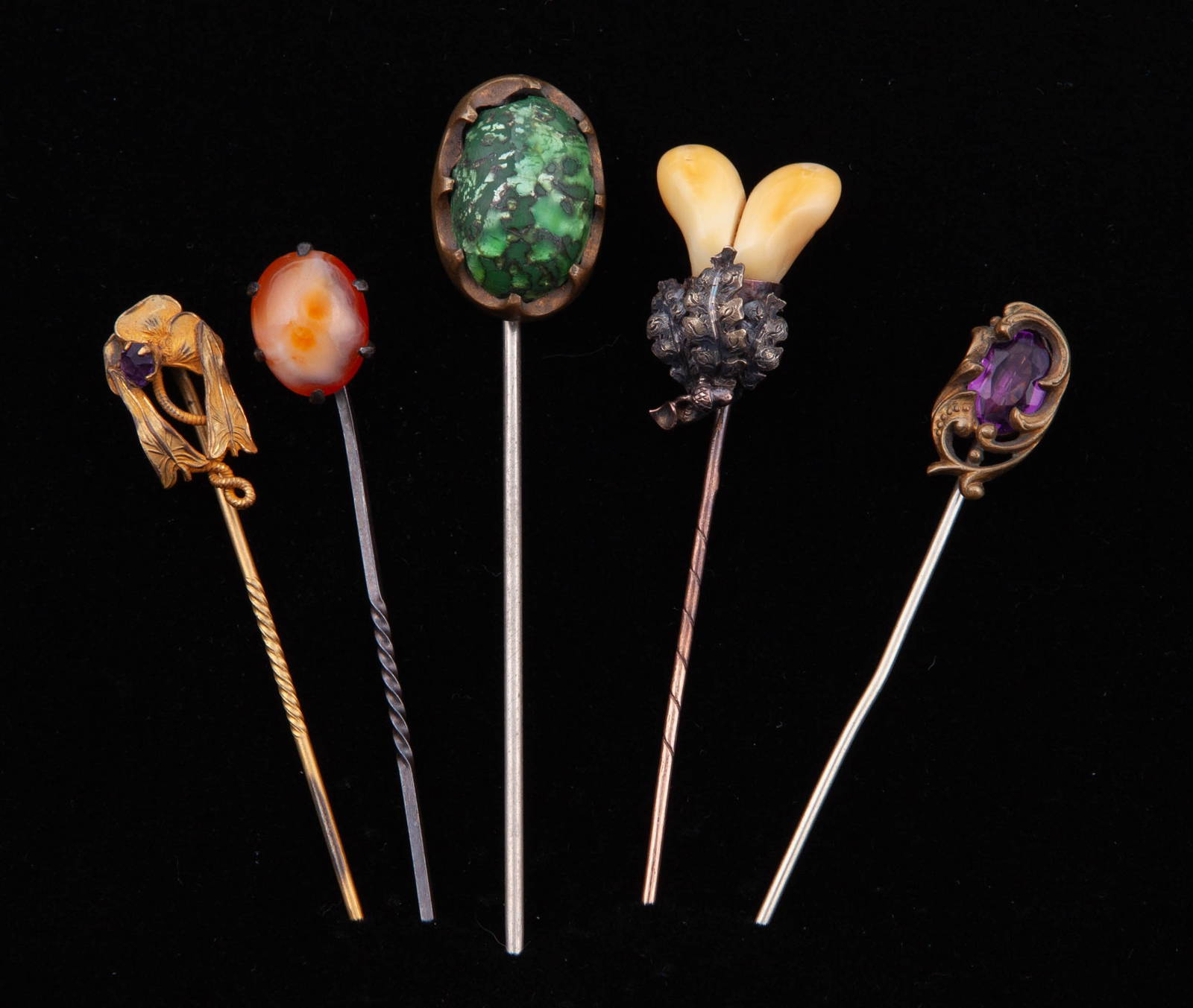 Collection Of Assorted Hat Sticks Pins Auction