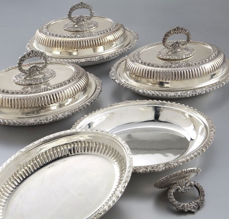 Silver plate revolving buffet server and warmer, - Sep 18, 2013 ...