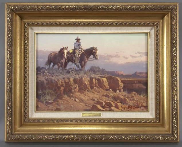 Melvin Charles Warren, "The Prize" oil on canvas, - Oct 02, 2013 ...