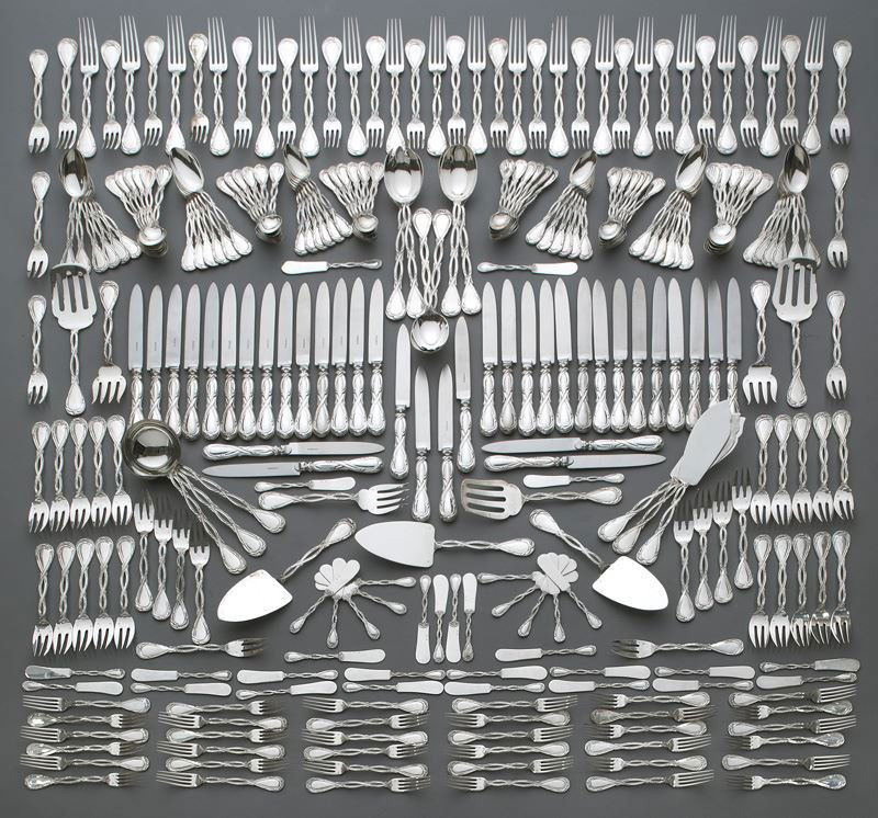 273 Pcs. Puiforcat sterling Royal pattern flatware - Oct 01, 2014 ...