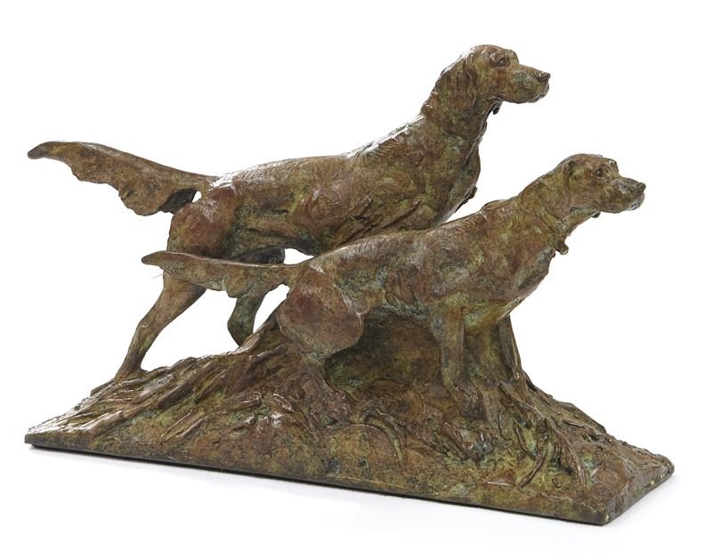 Walter Matia "the Old Guard" Patinated Bronze