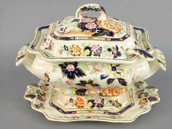 English Mason Mandarin Tureen, four piec - Mar 26, 2003 | Dallas ...