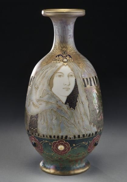 RStK amphora art nouveau "Fairy Princess" vase,