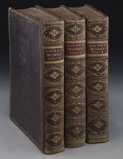 John Locke "the Works Of..." In Three Volumes...