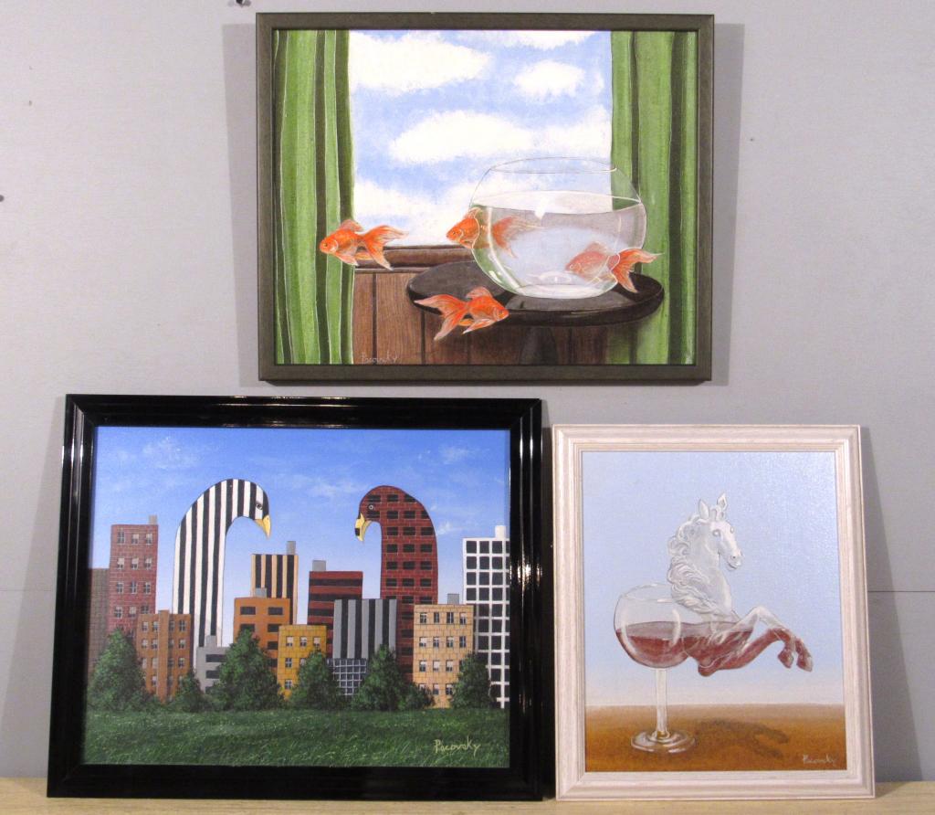 John Pacovsky Three Works