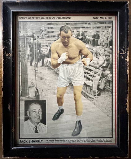 Police Gazette's Gallery Of Champions Jack Sharkey