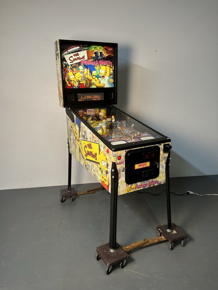 The Simpsons Pinball Party Pinball Machine Auction