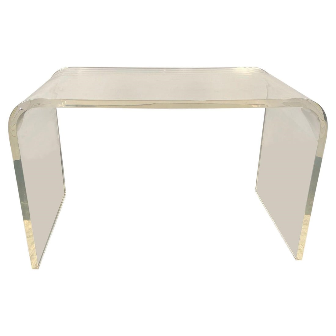 Mid-century Modern Lucite Waterfall Console Auction