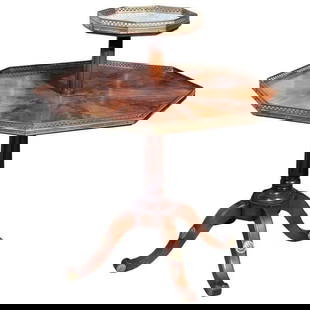 Mahogany Two Tier Parlor Table Auction