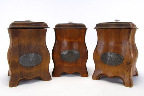 Set Of Raymond Enkeboll Designs Canisters