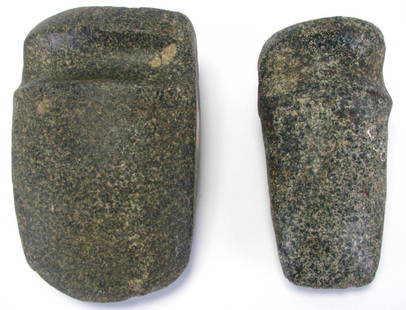 Two Native American Stone Axes