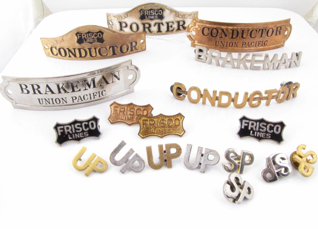 Frisco Lines, Union And Southern Pacific Badges