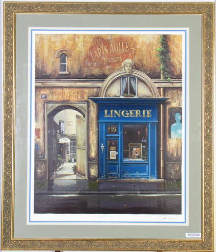 Louis Robichaud "lingerie" Color Serigraph