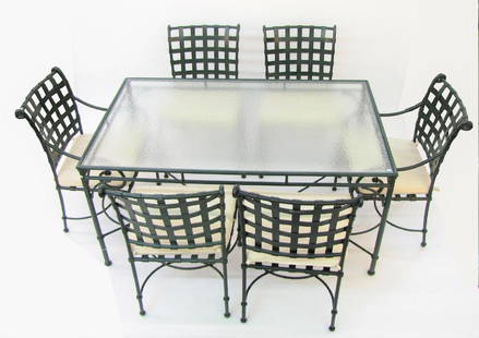 Brown Jordan Patio Dining Table & (6) Chairs