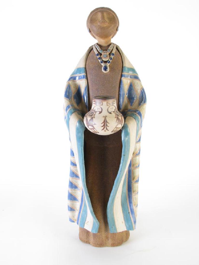 Terry Slonaker Native American Stoneware Figure - Sep 13, 2018 ...
