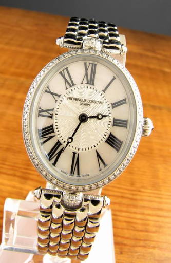 Frederick Constant Lady's M O P Diamond Watch