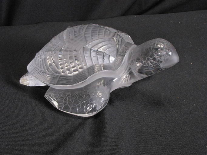 Lalique Caretta Turtle, Large, Clear