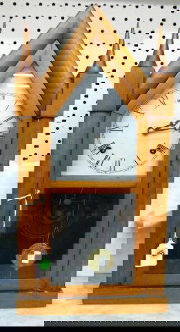 E.n. Welch Steeple Arch Shelf Clock