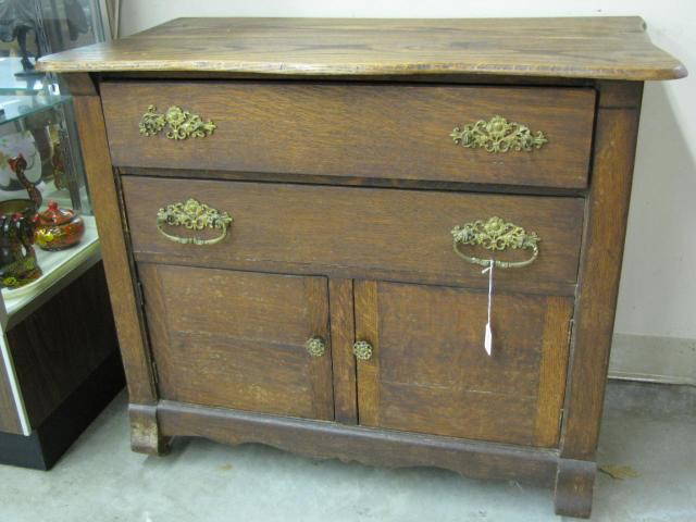 Solid Oak Wash Stand