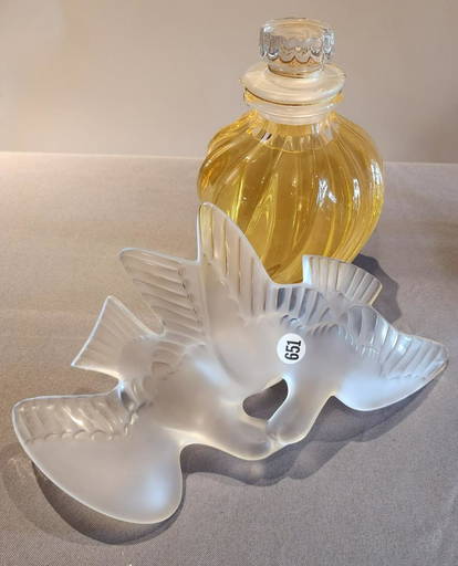 Lalique Crystal L'air Du Temps Factice Perfume