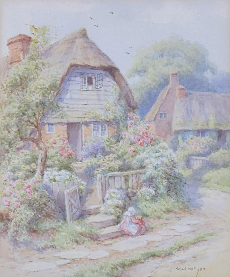 Maud Hollyer 12x10 Wc English Cottage Auction