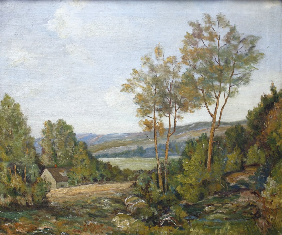 Helen Applegate 22x26 O/c Panoramic Landscape