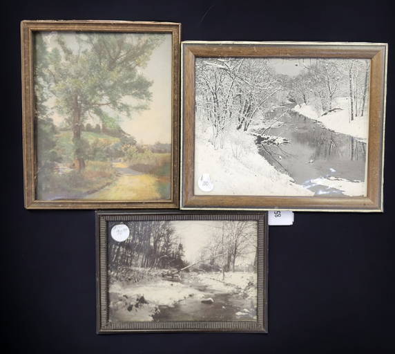 Three Photographs Attrib To Frank Hohenberger