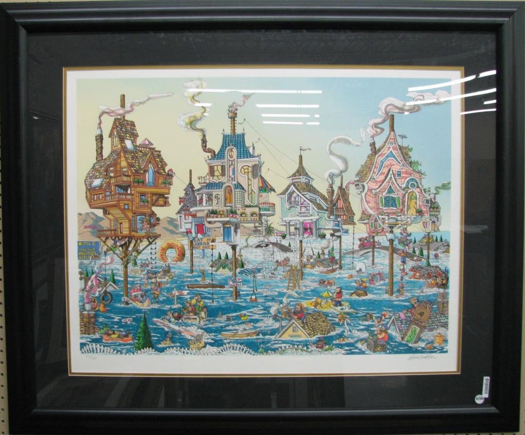 David Badger "High Tide", Framed Serigraph - Nov 23, 2013 | Wickliff ...