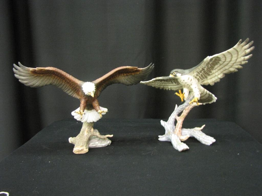 Two Maruri Porcelain Birds of Prey - Aug 22, 2014 | Wickliff ...