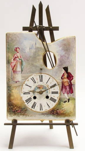 Porcelain Easel Clock