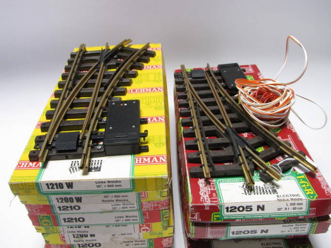 Group Of Lgb G Scale Track Switches
