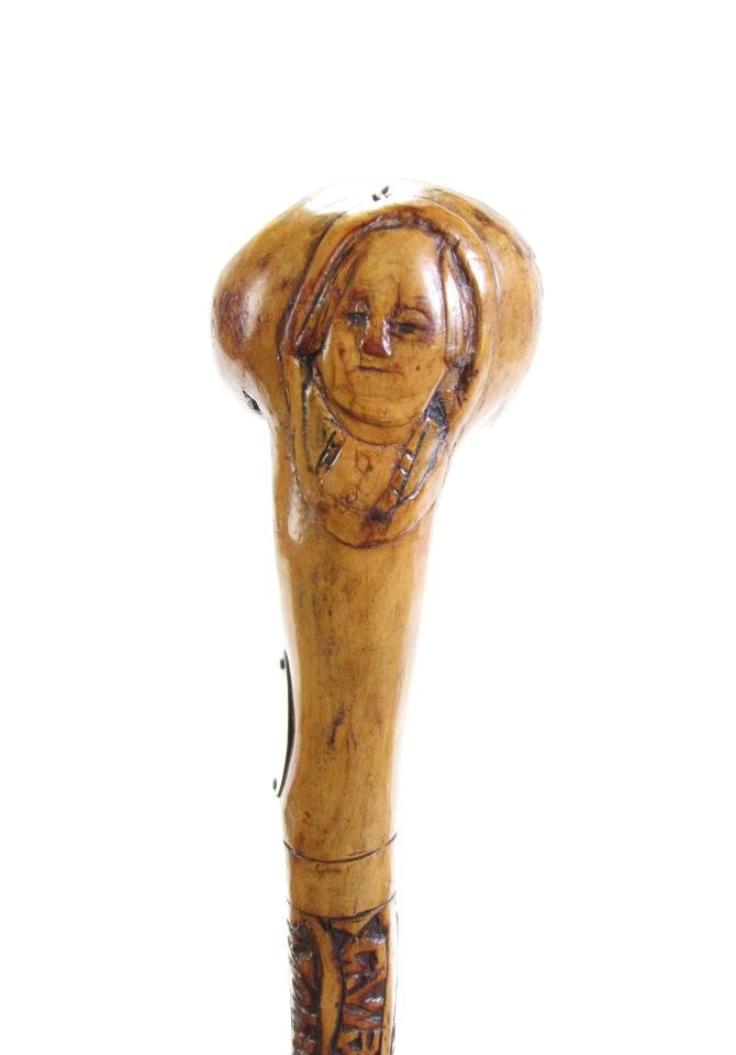 FINE FOLK ART "PRESIDENTIAL" CANE - Feb 27, 2021 | Hartzell's Auction ...